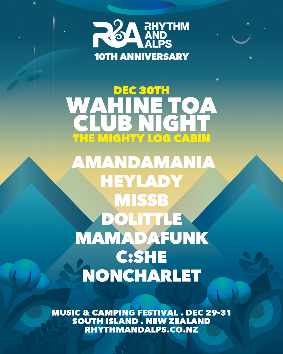 RHYTHM & ALPS 2020. The line up just got bigger... | THE LABEL