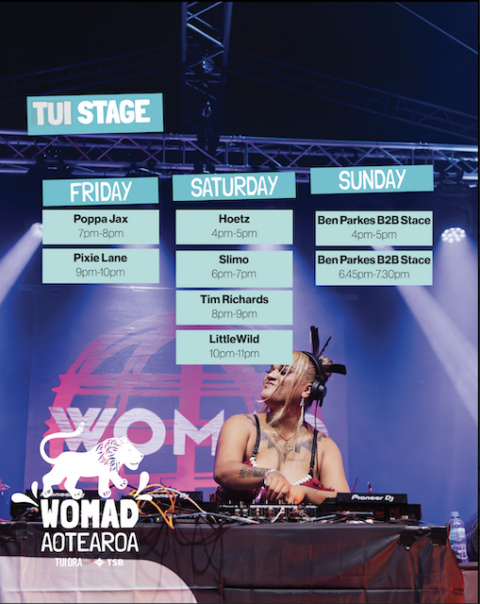 WOMAD AOTEAROA 2025 stage schedules announced | THE LABEL